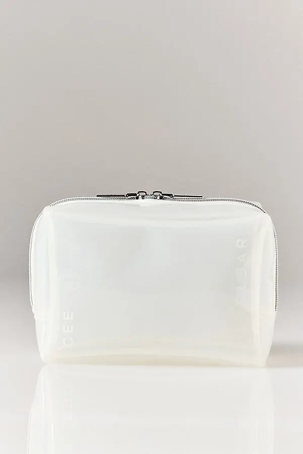 Anthropologie Cee Small Cosmetic Bag - Ivory