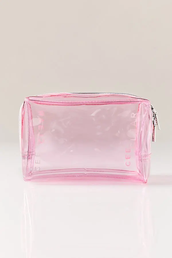 Anthropologie Cee Small Cosmetic Bag - Pink