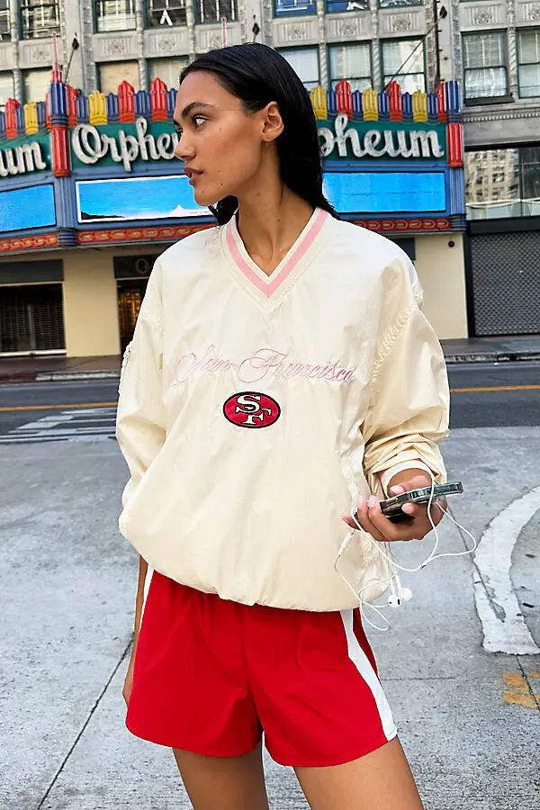 Mitchell & Ness Nfl Popover Jacket - Niners