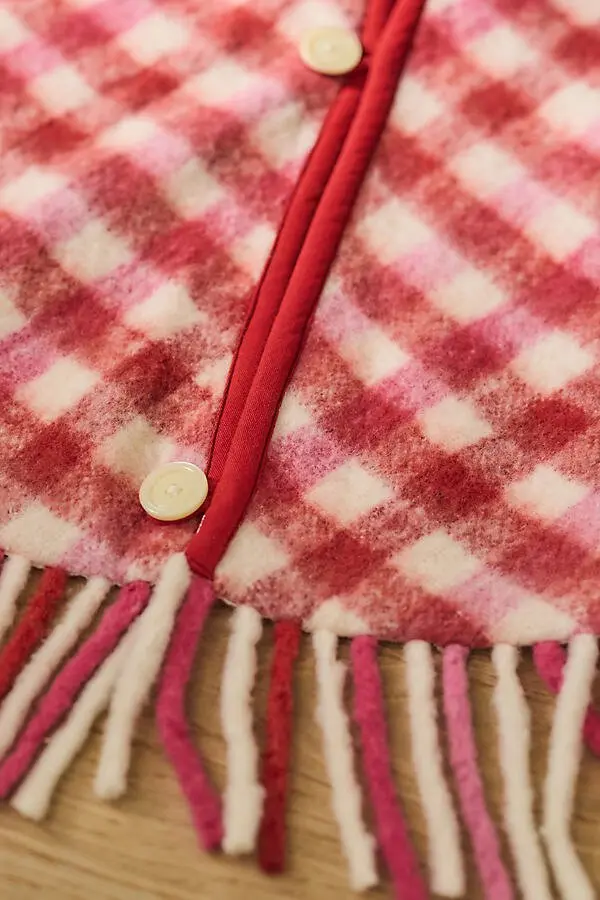 Anthropologie Zeffie Wool Tree Skirt