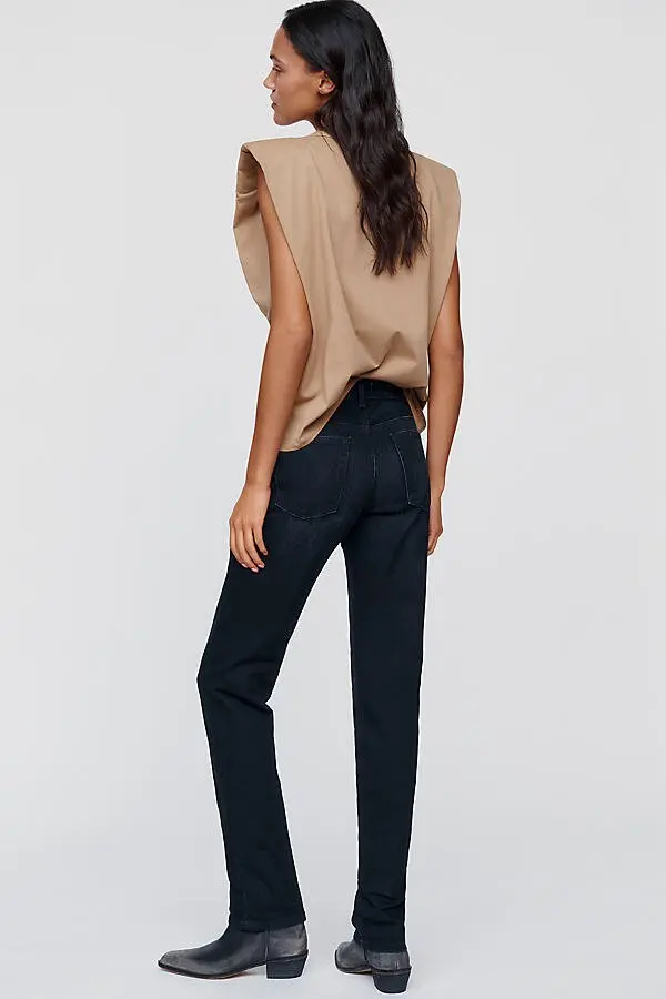 ASKK NY Low-rise Slim Straight-leg Jeans