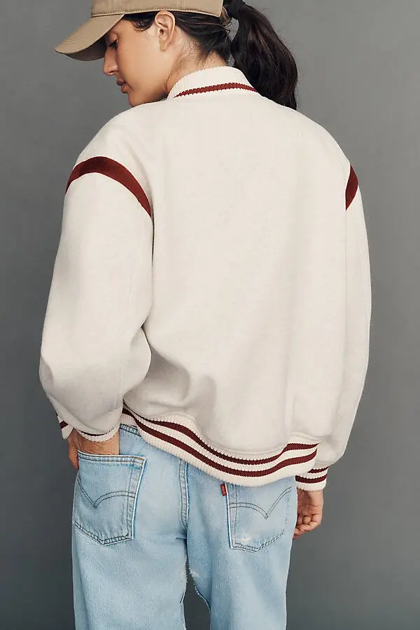Maeve Sporty Bomber Jacket