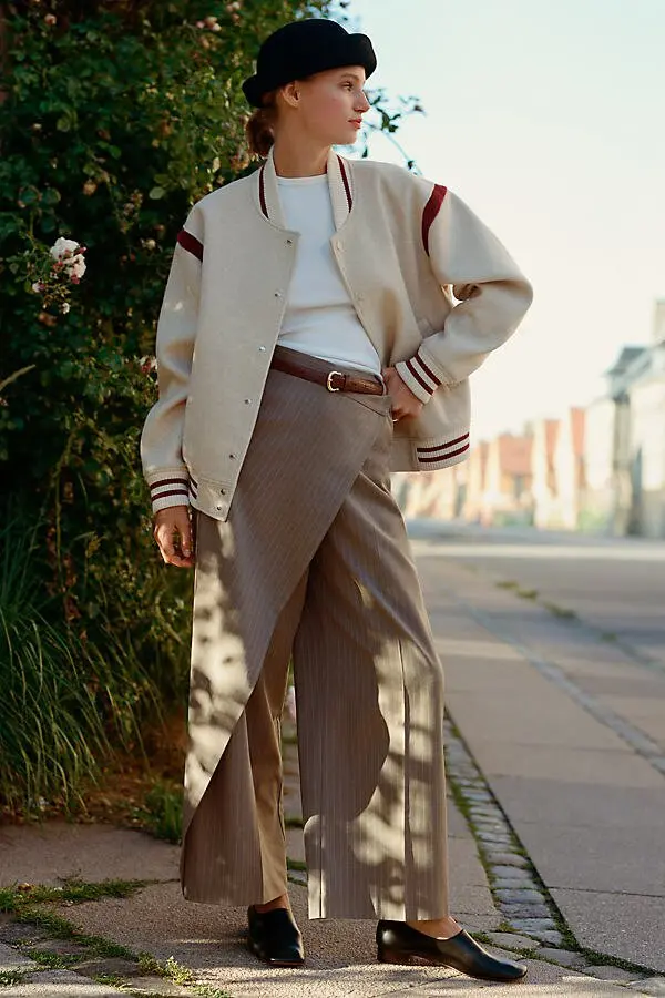 Maeve Sporty Bomber Jacket