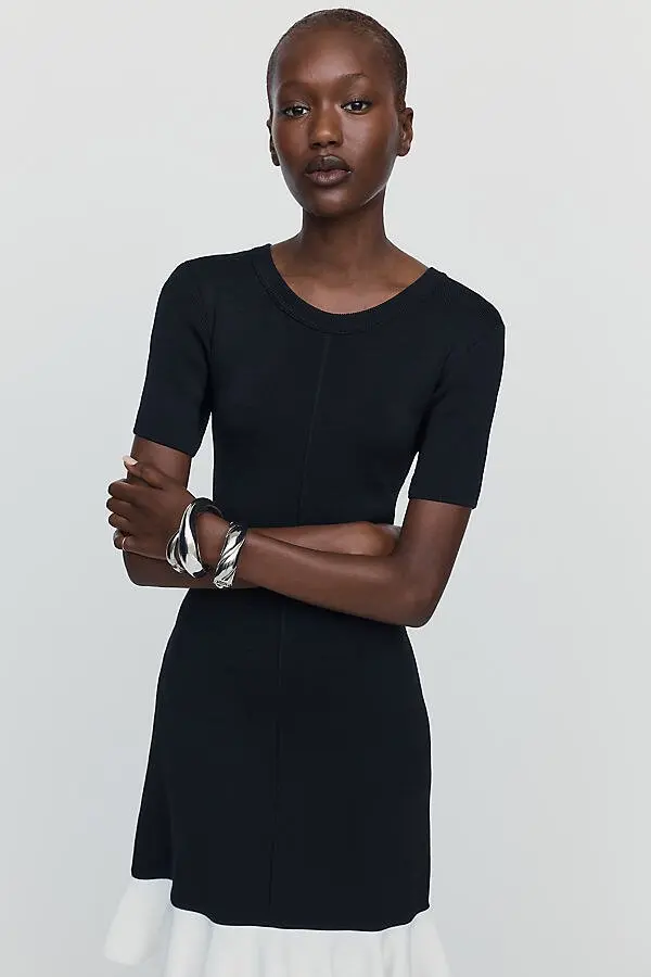 Maeve Mod Ruffled Mi Dress