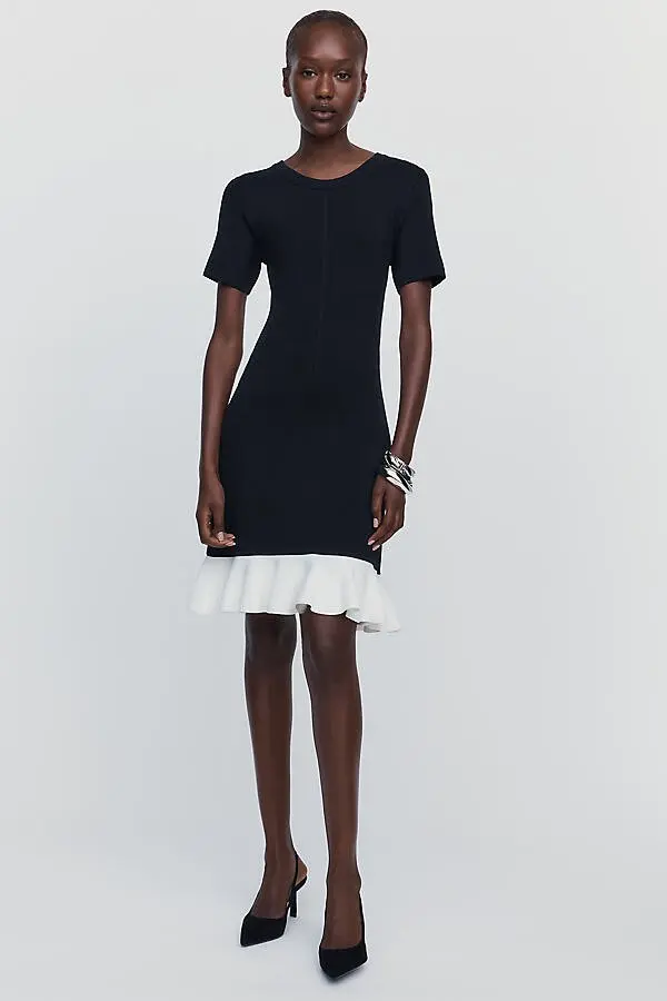 Maeve Mod Ruffled Mi Dress