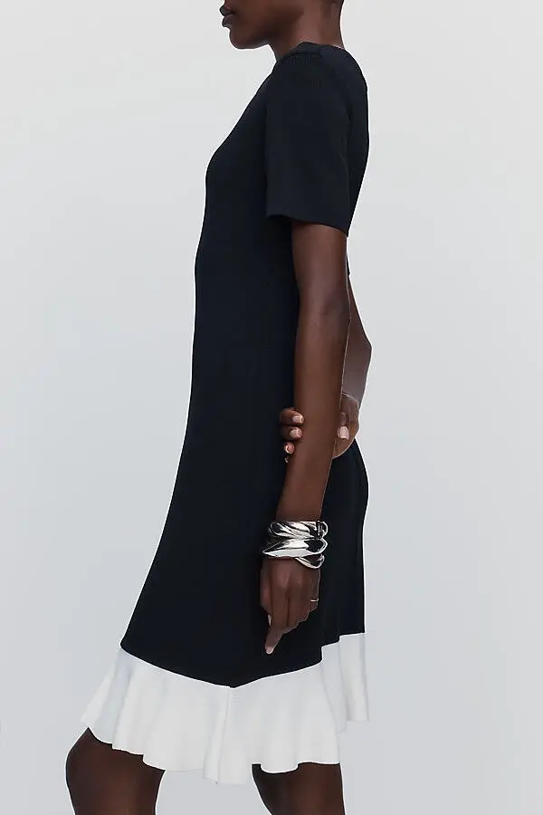 Maeve Mod Ruffled Mi Dress