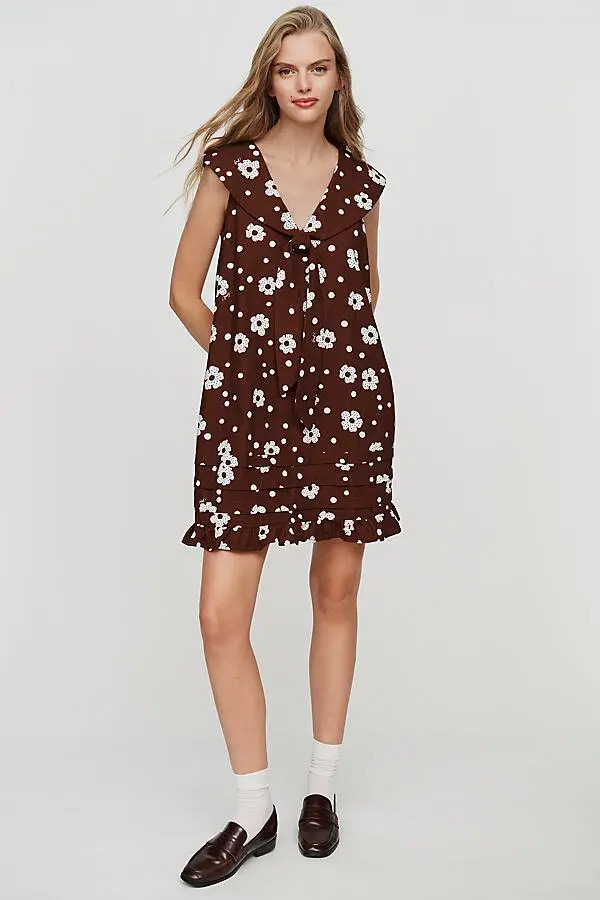 LISA SAYS GAH Frances 100% Cotton Mi Dress