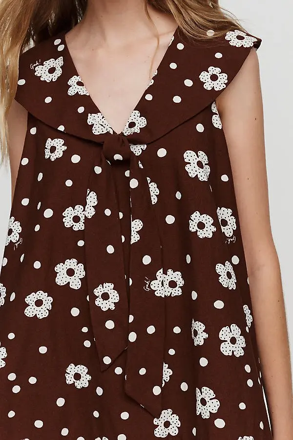 LISA SAYS GAH Frances 100% Cotton Mi Dress
