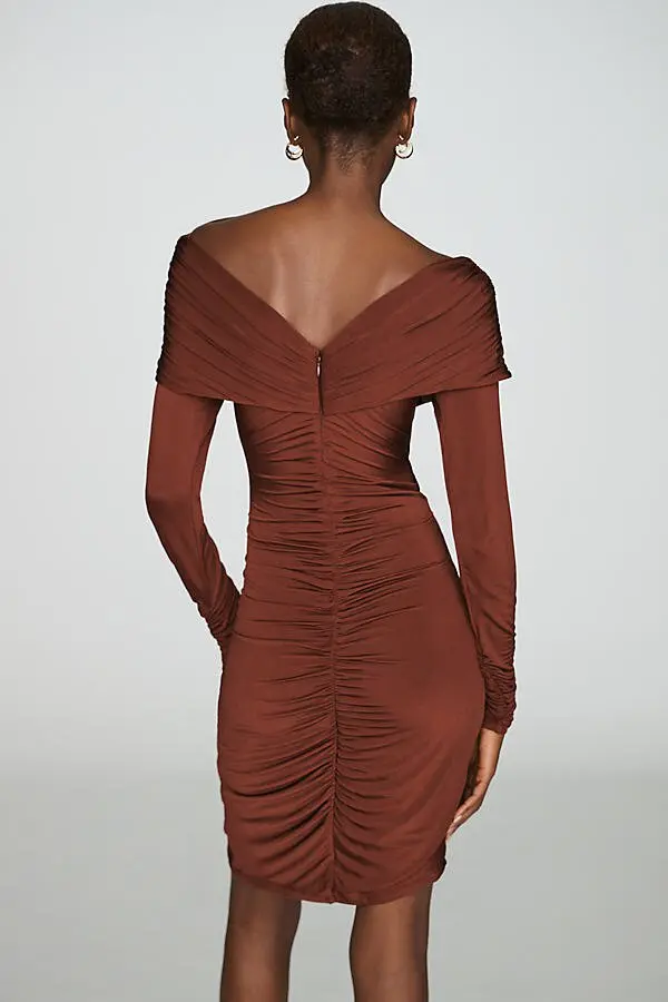 Maeve Ruched Mi Dress