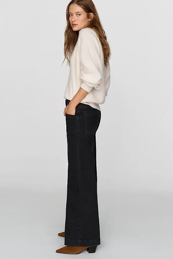 PILCRO Nico Mid Rise Flare Jeans