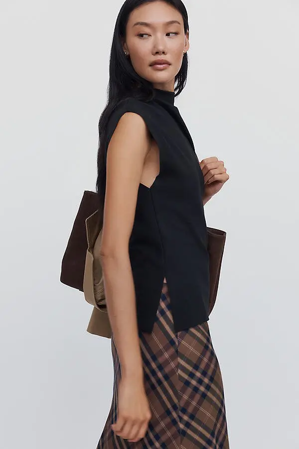 ESTHE Draped Asymmetrical Top