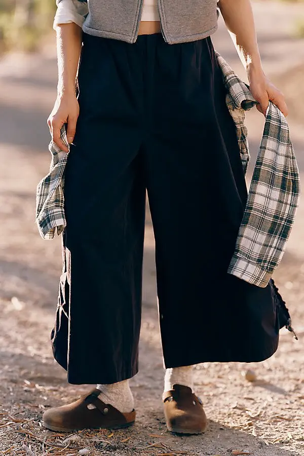 Daily Practice Moment 100% Cotton Pants - Black