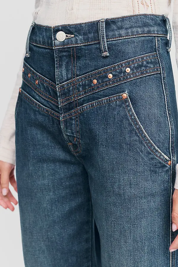 MOTHER The Rock Candy Tune Up High Rise Straight Leg Jeans