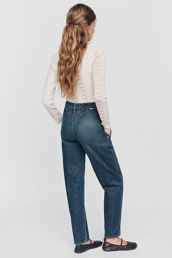 MOTHER The Rock Candy Tune Up High Rise Straight Leg Jeans