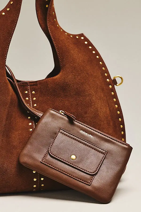 Dolce Vita Sonora Suede Bag - Tan