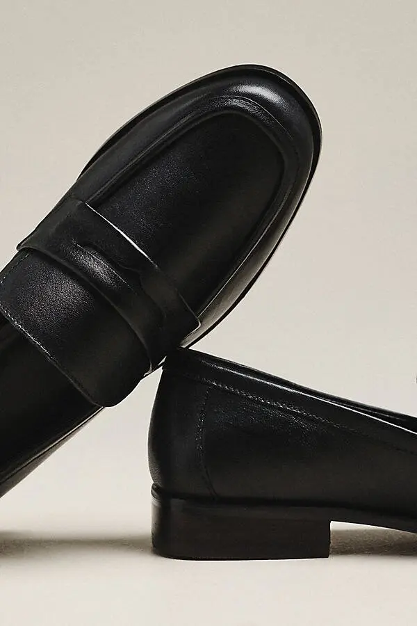 Maeve Penny Keeper Leather Loafers