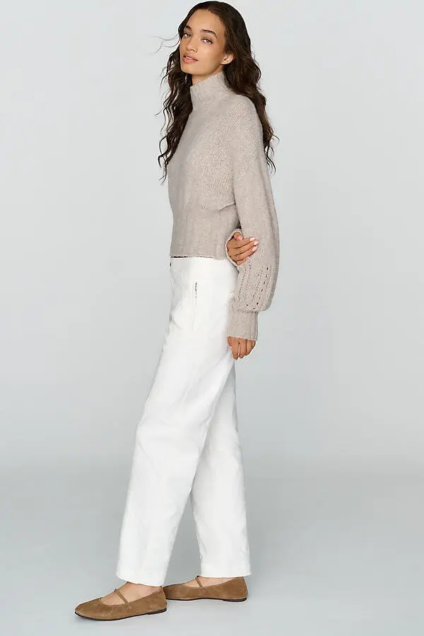 Anthropologie High Rise Tapered Leg Pants