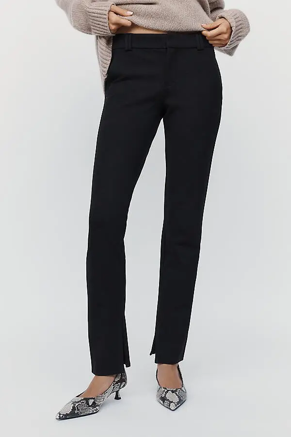 Anthropologie Slim Knit Trousers Pants