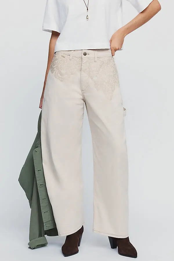 PILCRO Kayden High Rise Barrel Leg Utility Pants