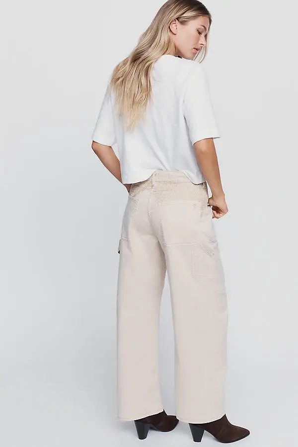 PILCRO Kayden High Rise Barrel Leg Utility Pants