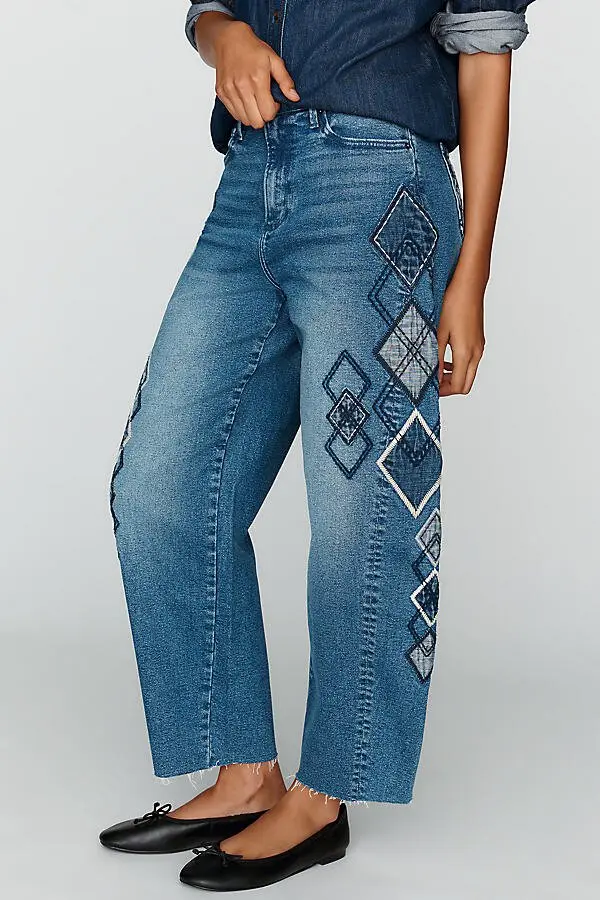 DRIFTWOOD Parker High Rise Barrel Jeans