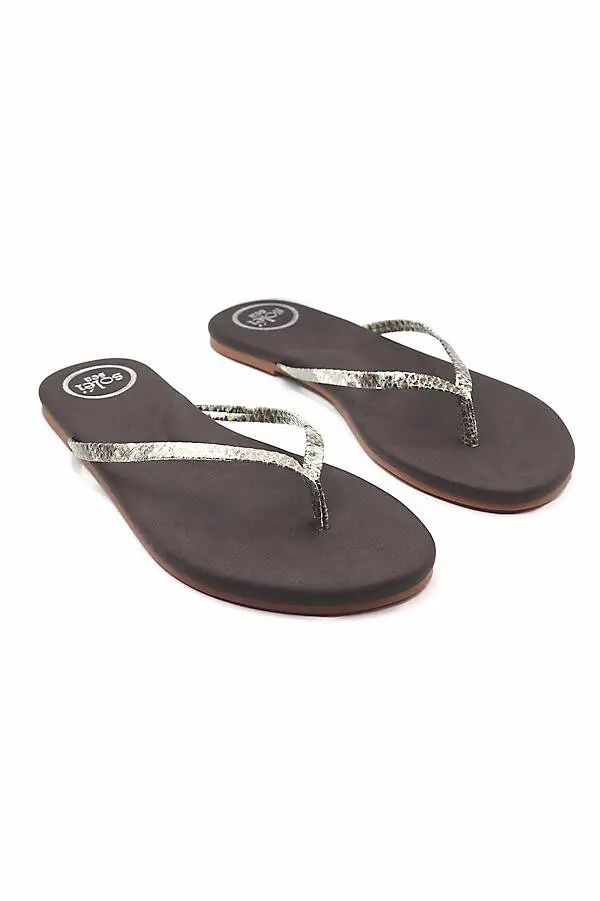 SOLEI SEA Copa Lizard Prt Thong Sandals