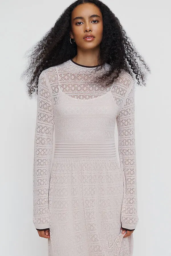 Anthropologie Delicate Midi Dress