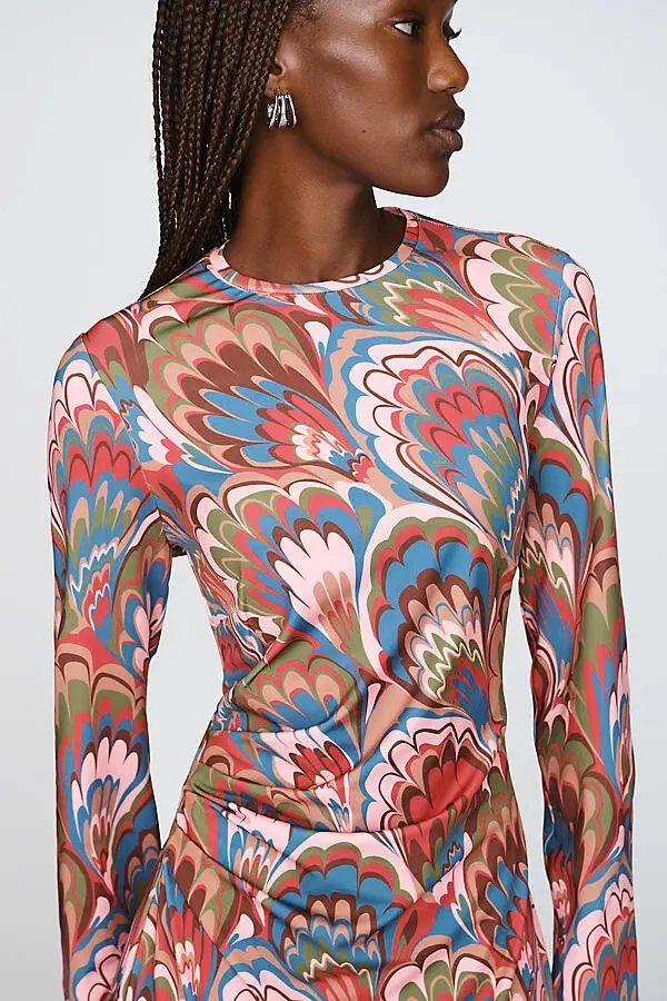 Mestiza New York Gabriella Long-sleeve Midi Dress