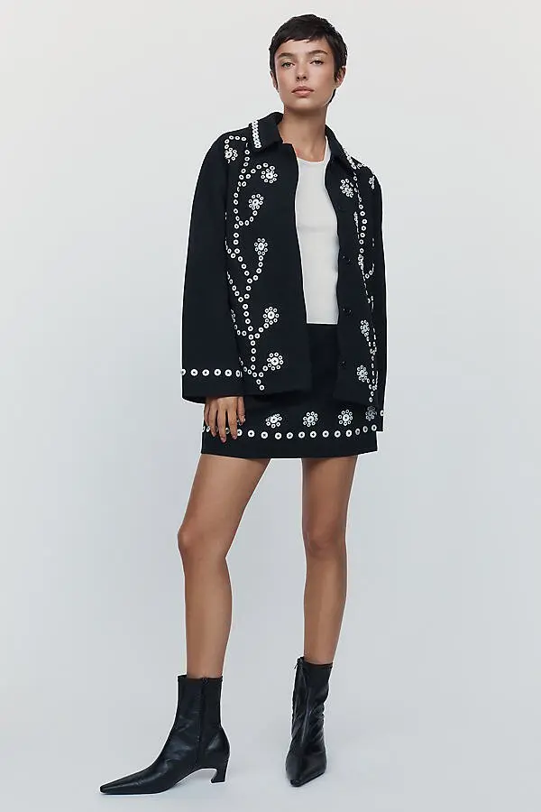 Stine Goya Embellished Mi Skirt
