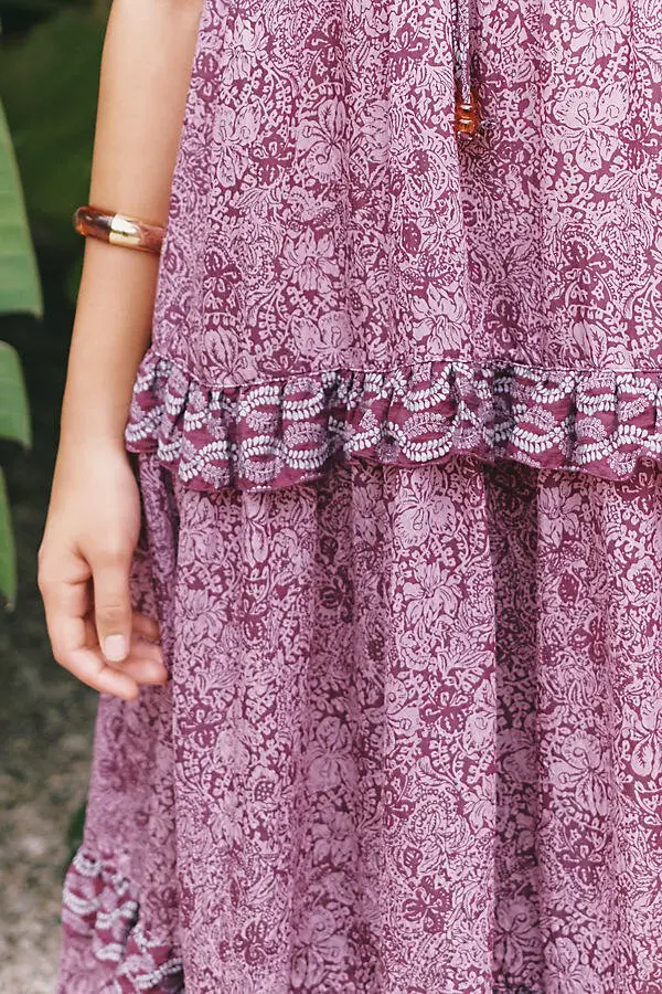 CELANDINE Halter Tent Maxi Dress