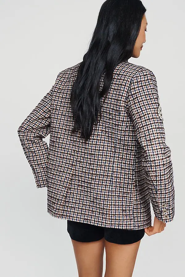 Anthropologie Heritage Patchwork Blazer Jacket