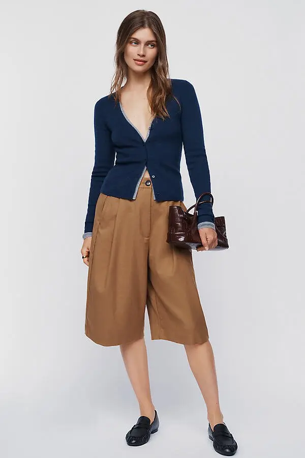 Essentiel Antwerp Kreme Culottes Pants