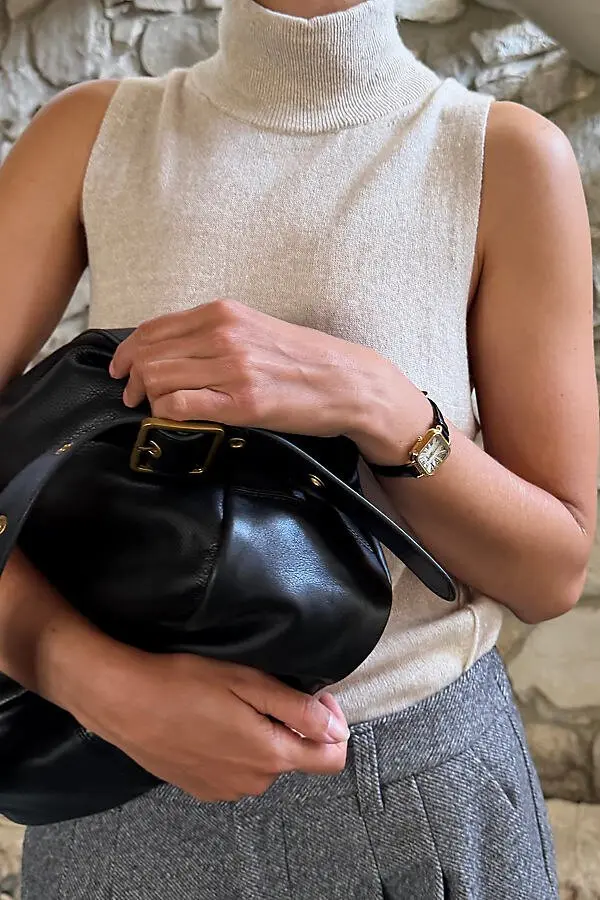 Anthropologie Hatton Leather Medium Shoulder Bag