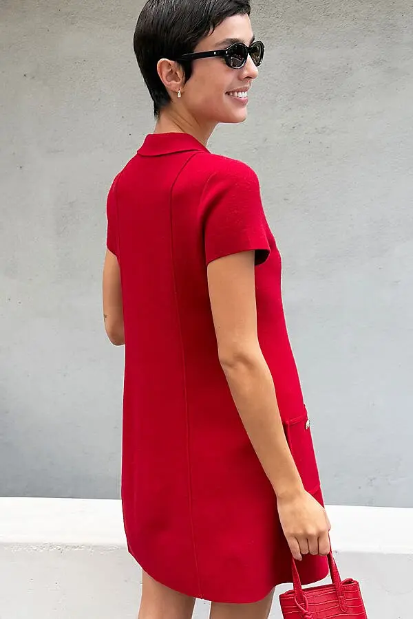 Maeve Wool Blend Sweater Mi Dress