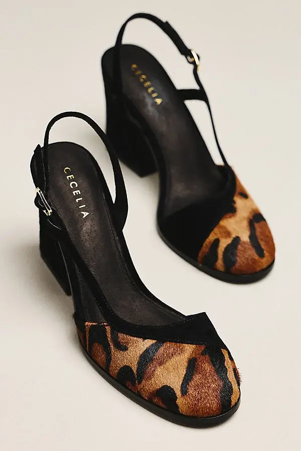 CECILIA NEW YORK Sophia Slgback Heels