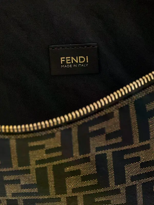 Fendi Ff Zucca Jacquard Shoulder Bag