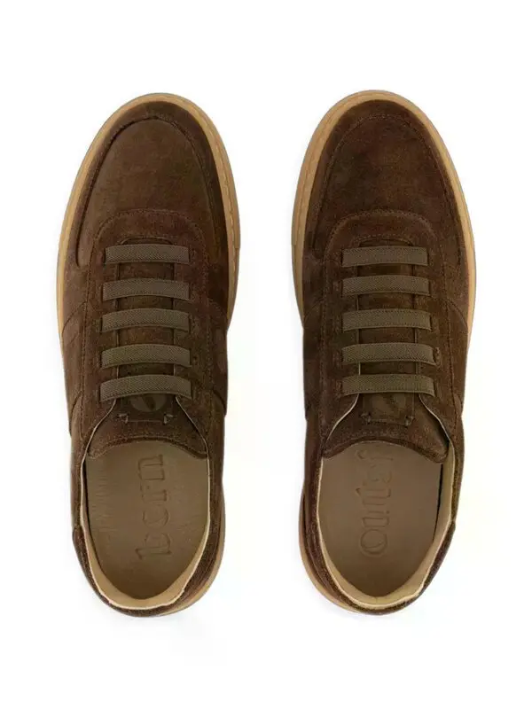 BORN OUTSIDE Tono Calf Suede Panelled Sneakers
