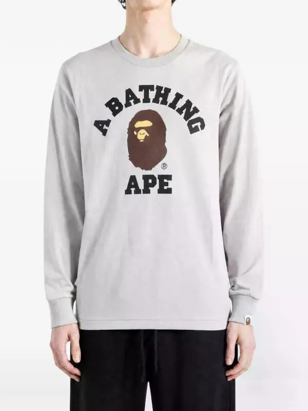A BATHING APE Ape Head T-shirt - Grey