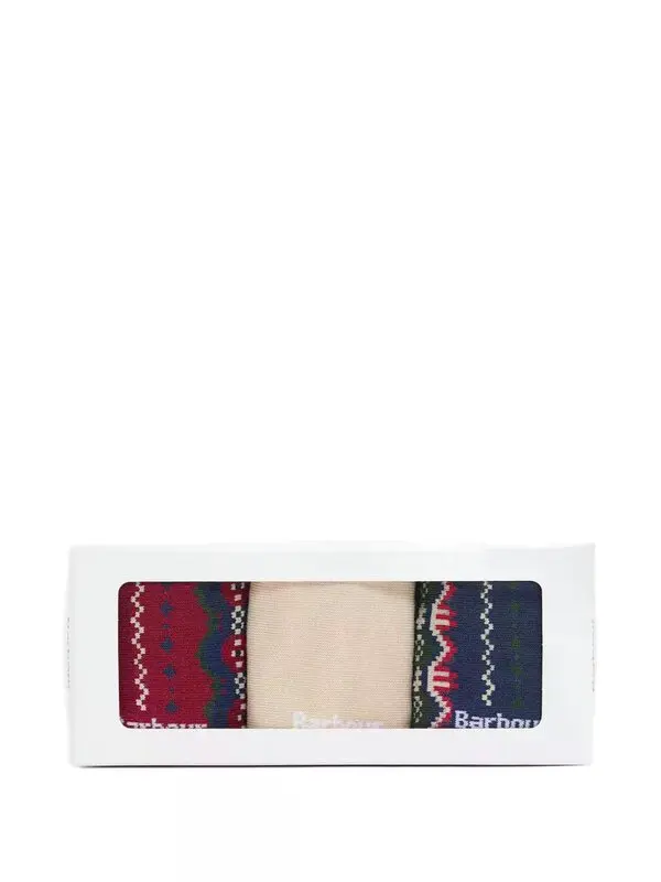 Barbour Festive Fair Isle Socks
