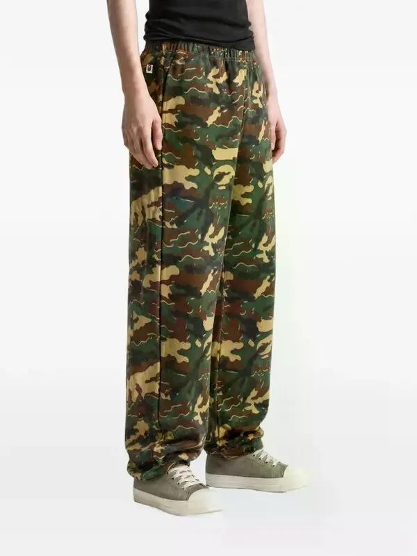 A BATHING APE Camouflage-print Track Pants