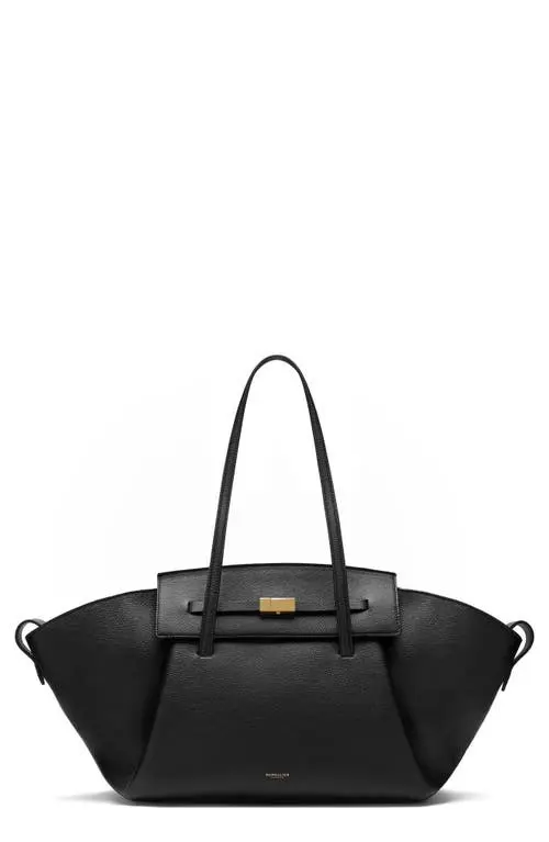 DEMELLIER The Brooklyn Leather Tote - Black