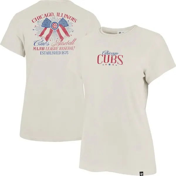 '47 Chicago Cubs Bow Burst Frankie T-shirt - Cream