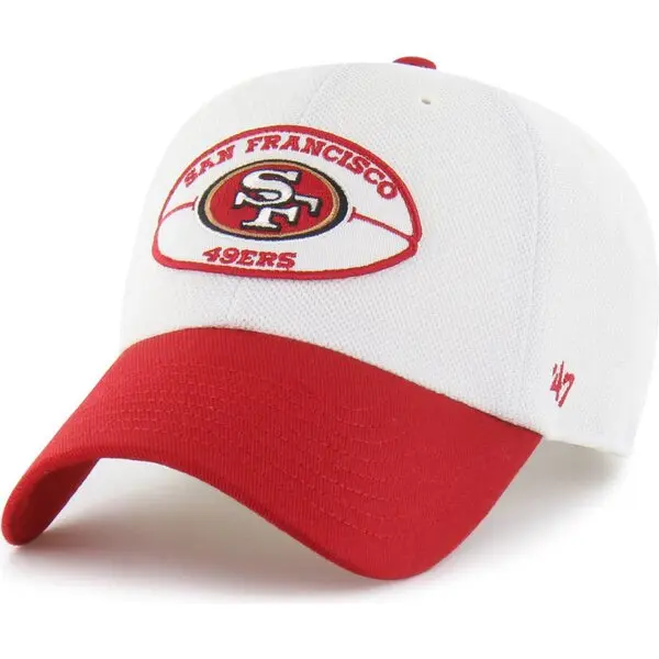'47 Scarlet San Francisco 49ers Pique Patch Clean Up Adjustable Hat