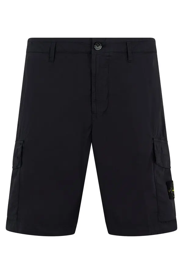 Stone Island Wide Fit Cargo Bermuda Shorts