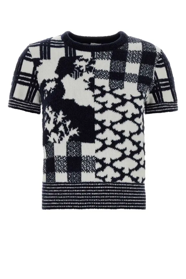 Loewe Embroidered Wool Sweater - Printed