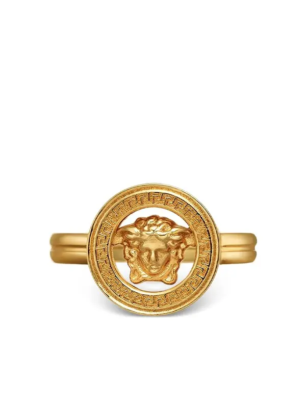 Versace Medusa '95 Hardware Band H3 Mm Head Ø13 Mm 100% Metal Made In Italy - Oro