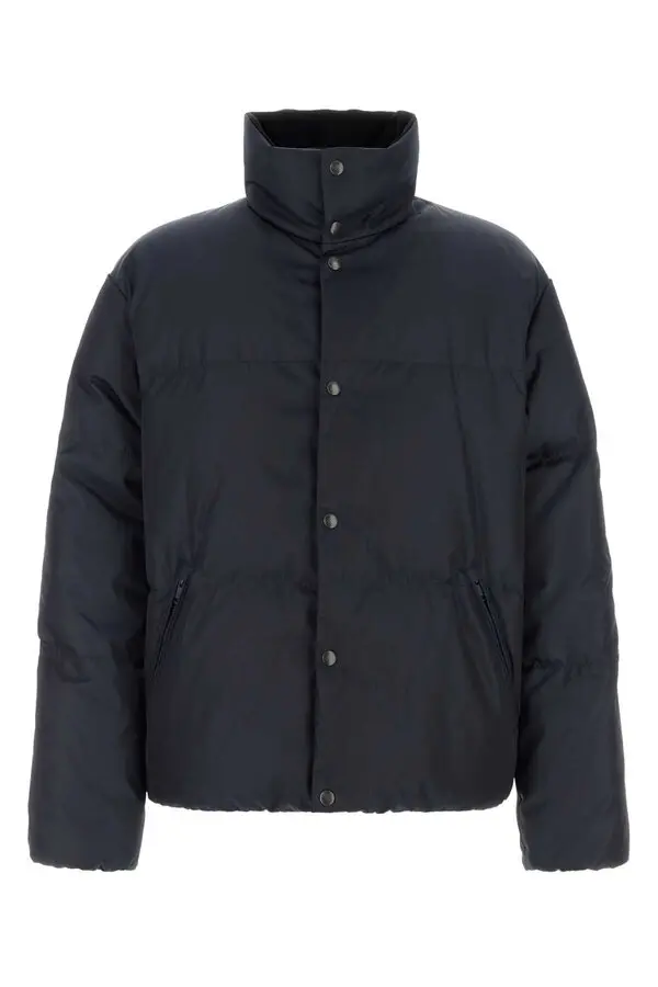 Prada Recycled Nylon Down Jacket With Cashmere Lining