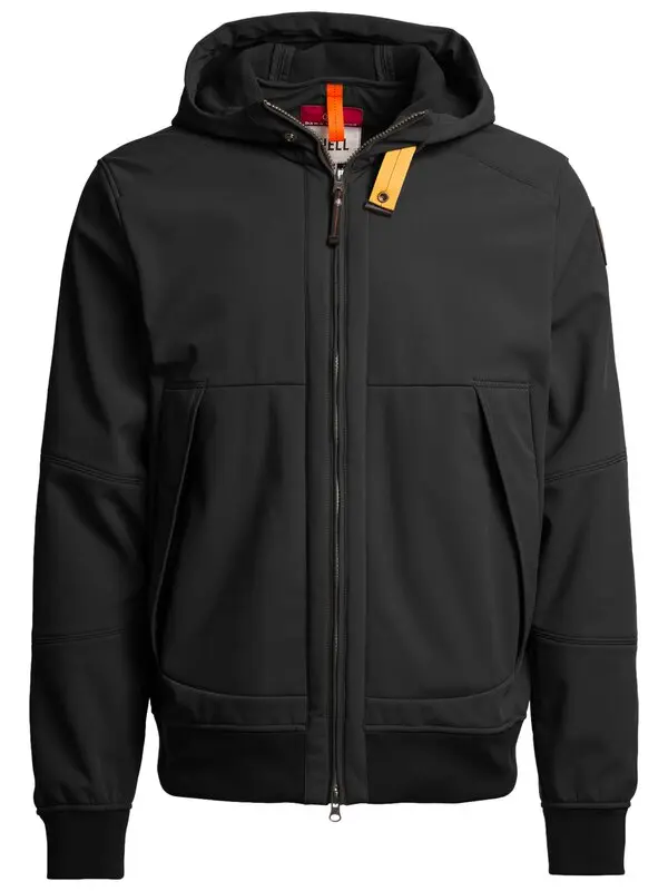 PARAJUMPERS Adjustable Drawstring Hood Zip Jacket With Ribbed Cuffs & Pockets