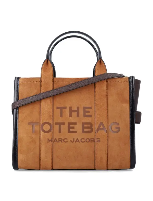 Marc Jacobs Structured Tote Bag With Shoulder Strap - Copper
