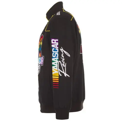 JH DESIGN Nascar Merchandise Yaaascar Pride Full-snap Jacket